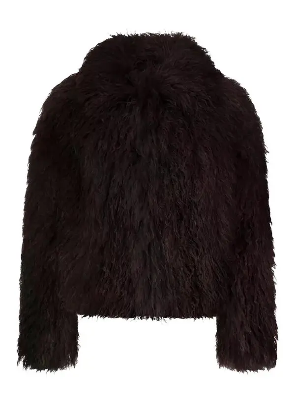 Tagliatore Shearling-effect Jacket - Brown