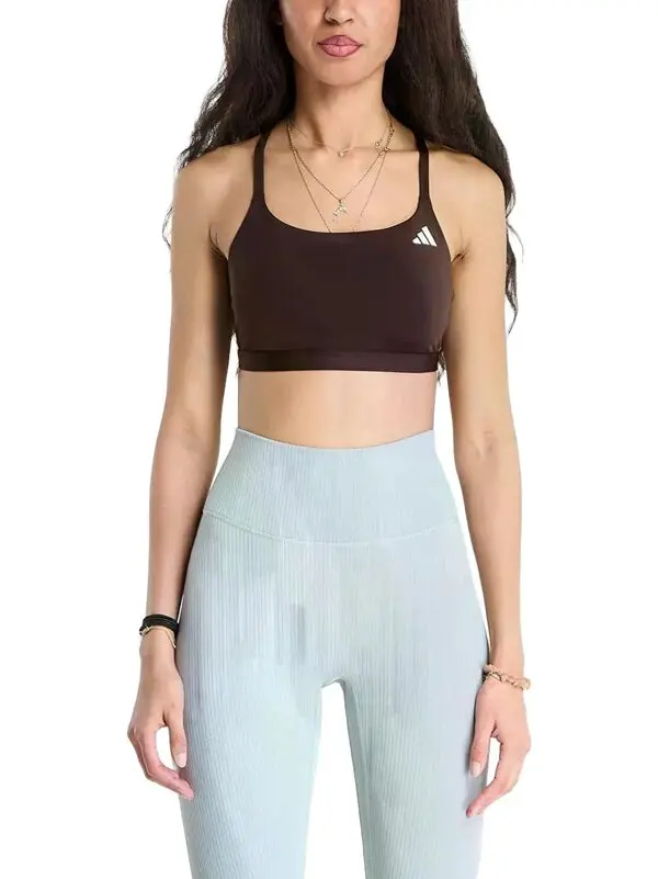 Adidas Optime Essentials Sports Bra - Brown
