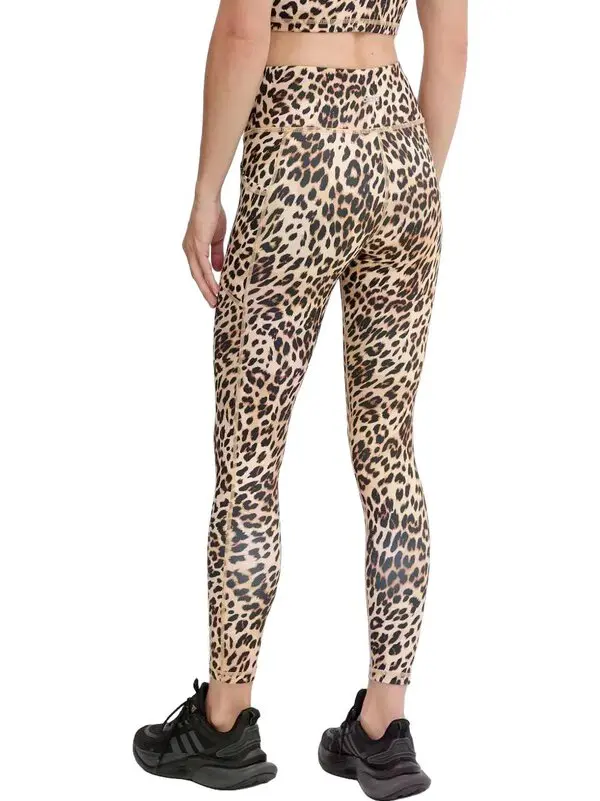 Dkny Leopard-print Leggings - Neutrals