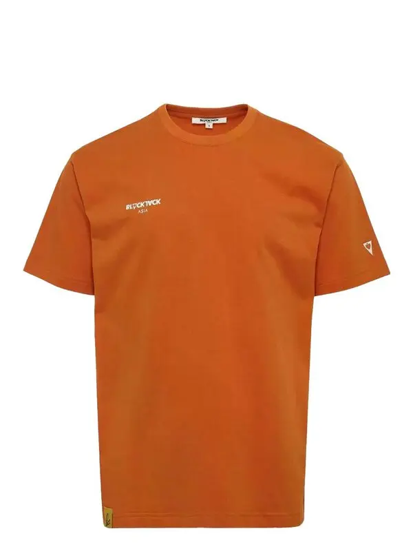 BLACKJACK Logo-detail T-shirt - Orange