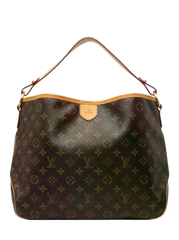 LOUIS VUITTON 2012 Monogram Delightful Pm Tote Bag - Brown