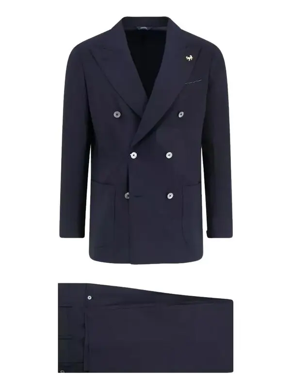 TOMBOLINI Zero Gravity Double-breasted Suit - Blue