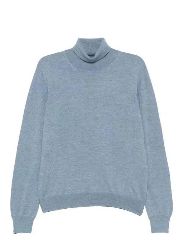 Tagliatore Long-sleeved Sweater - Blue