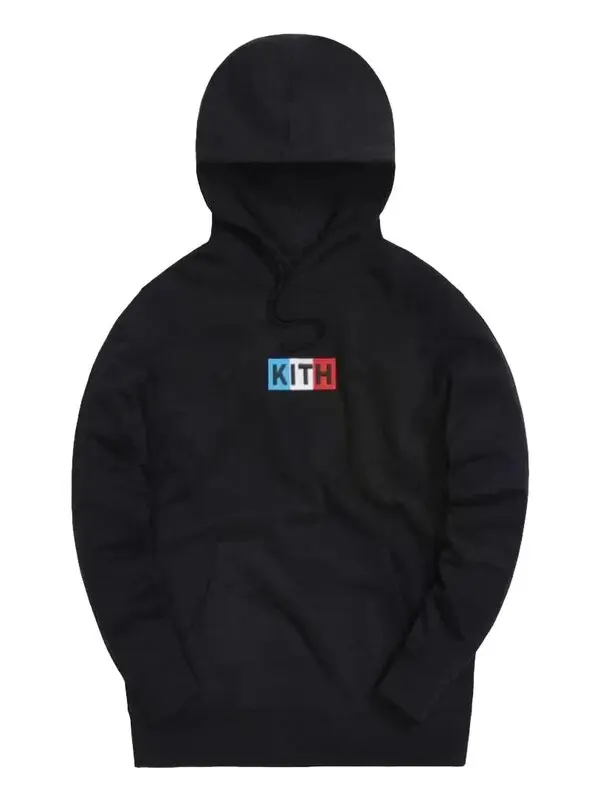 Kith Classic Logo-patch Hoodie - Black
