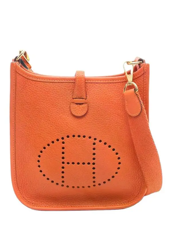 Hermès 2021 Clemence Evelyne Tpm 16 Crossbody Bag - Orange