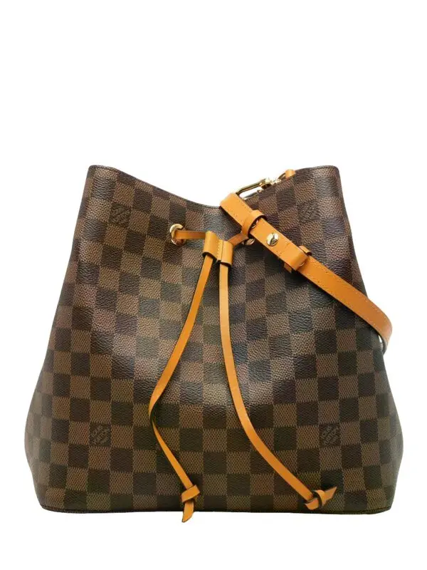 LOUIS VUITTON 2019 Damier Ebene Neonoe Mm Bucket Bag - Brown