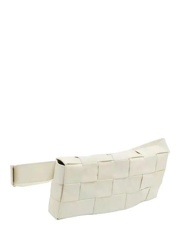Bottega Veneta Cassette Intreccio Belt Bag - White