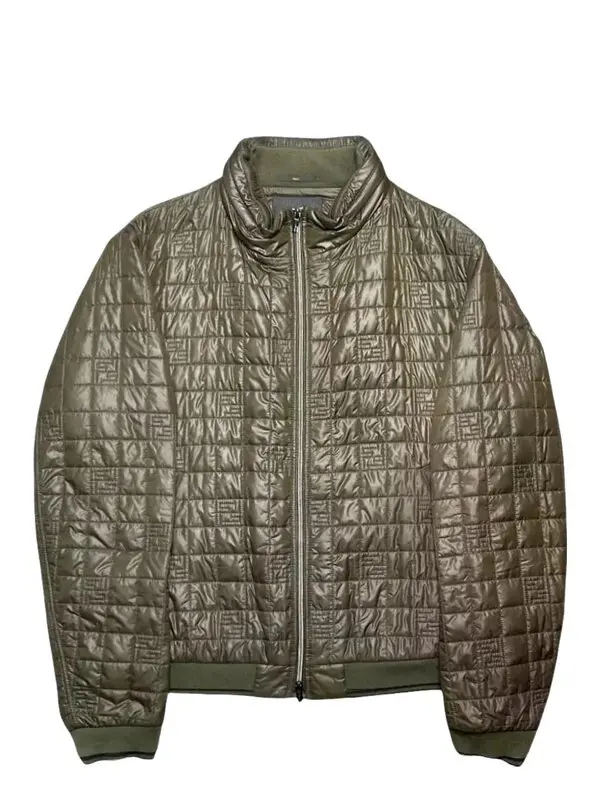 Fendi Quilted Bomber Jacket - Green