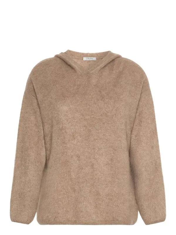Max Mara Cashmere Hooded Sweater - Brown