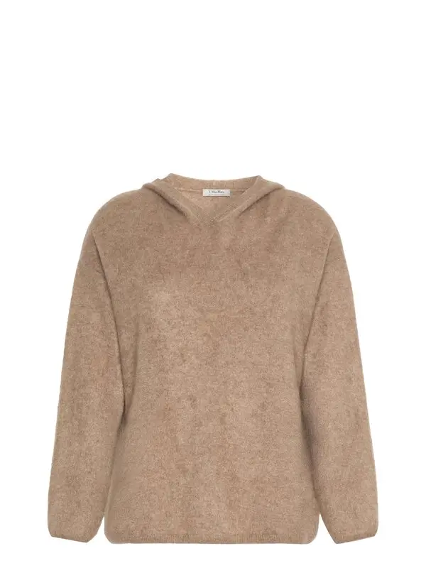 Max Mara Cashmere Hooded Sweater - Brown