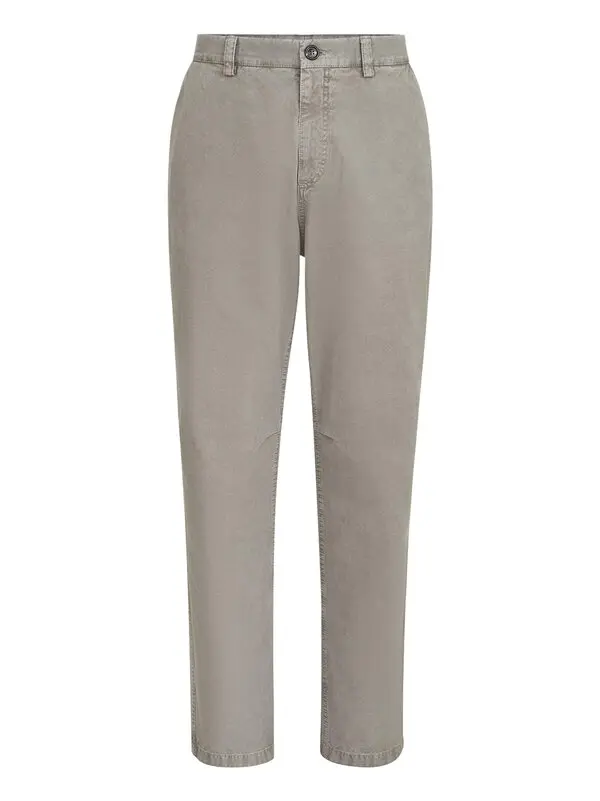 Brunello Cucinelli Peached Cotton Gabardine Trousers - Brown