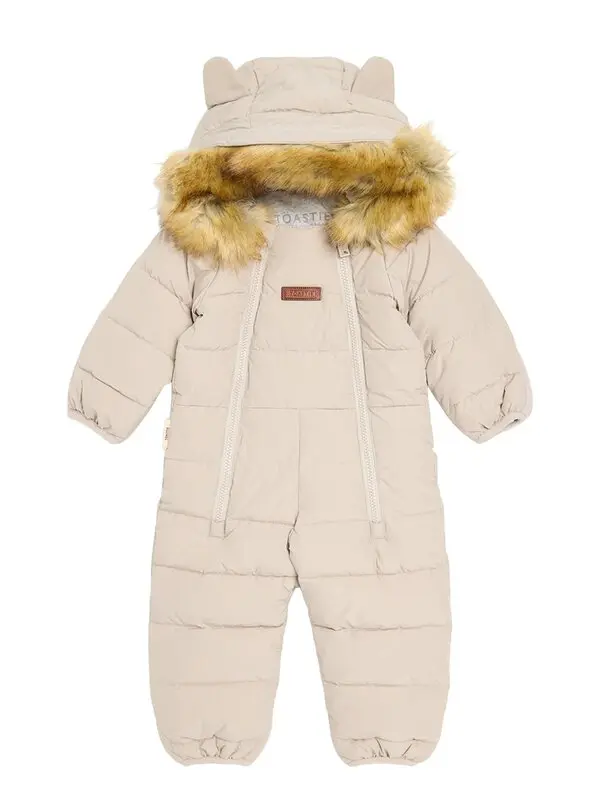 TOASTIE Faux Fur-trimmed Cloud Ski Suit - White