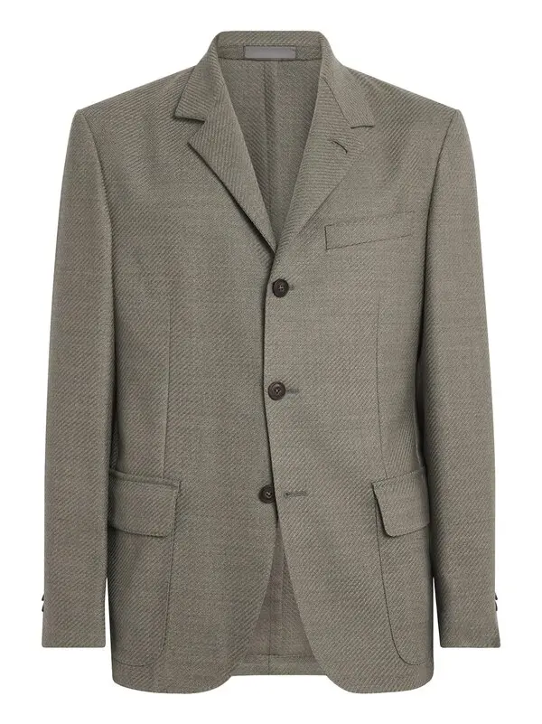 Corneliani Virgin Wool Jacket - Green