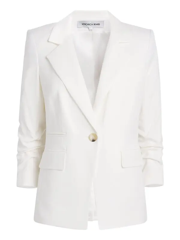Veronica Beard Battista Dickey Blazer - Ivory