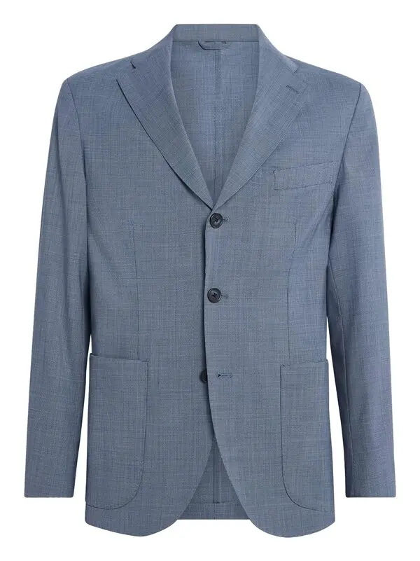Eton Lana Tech Blazer - Blue