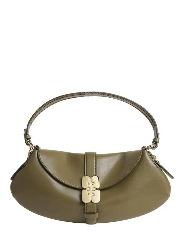GANNI B-kat Shoulder Bag - Green