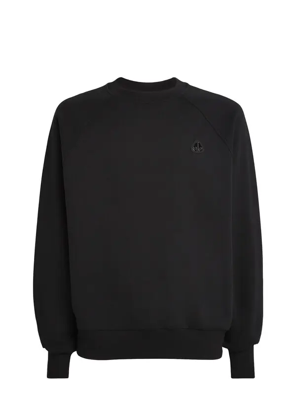 Moose Knuckles Logo Yul Sweatshirt - Black