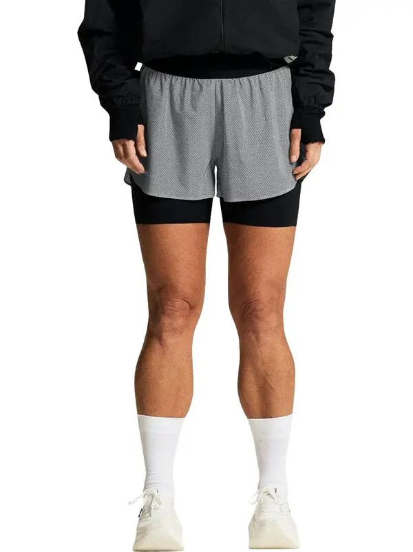CRAFT Reflective Performance Running Shorts - Silver