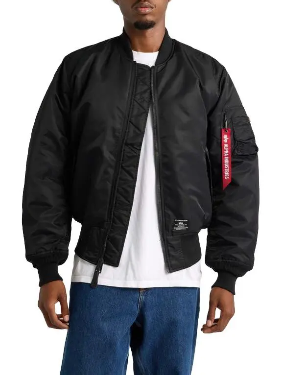 Alpha Industries Ma-1 Heritage Flight Bomber Jacket - Black