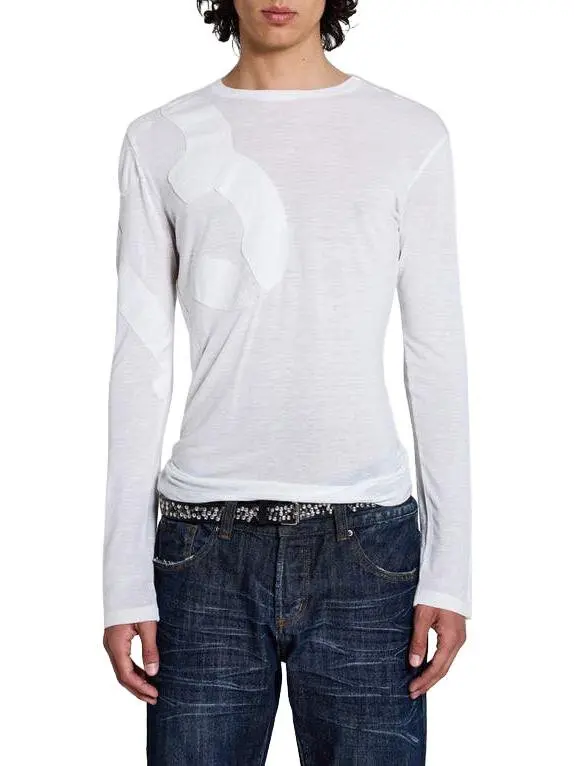 JADED LONDON 13 Appliqué T-shirt - White