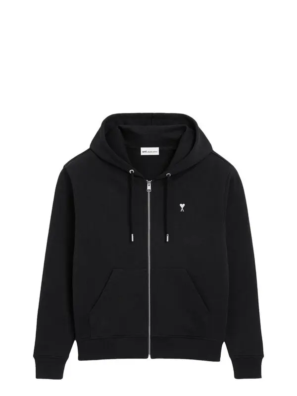 AMI Paris De Coeur Cotton Hoodie - Multicolor