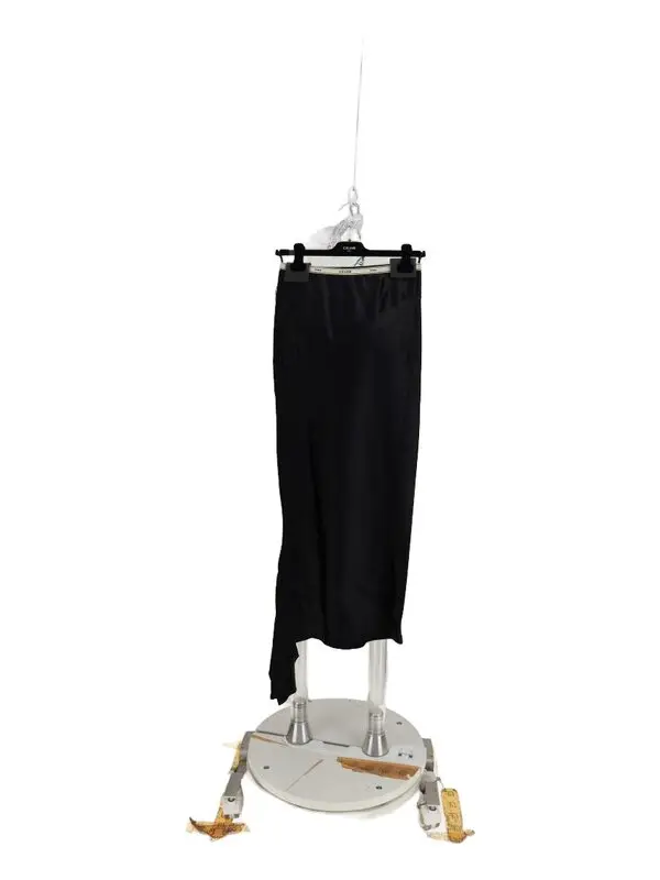 Celine Satin Long Skirt - Multicolor