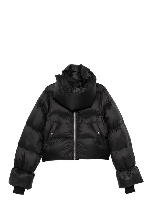 Rick Owens Short Down Jacket With High Neck - Multicolor