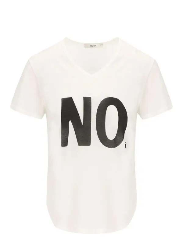 Fendi Printed Cotton T-shirt - Multicolor