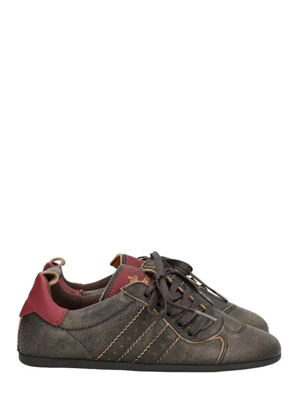 VIVIENNE WESTWOOD Drunken" Leather Trainers - Black