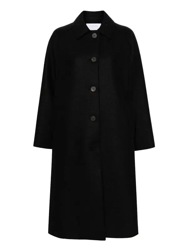 Harris Wharf London Wool Long Coat - Multicolor