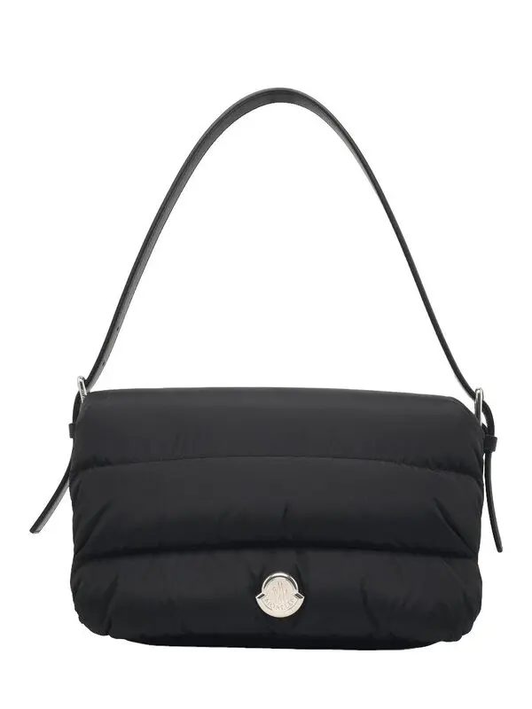 Moncler Caradoc Baguette' Polyamide Shoulder Bag - Black