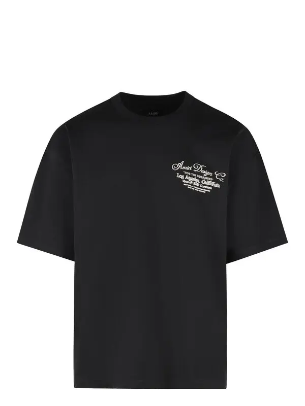 Amiri Dreamers Chain' Cotton T-shirt - Black