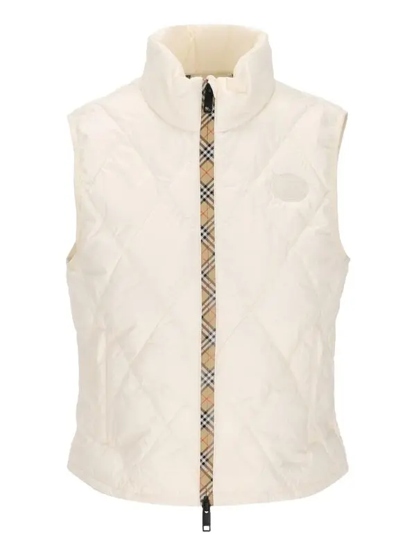 Burberry Padded Quilted Vest - Multicolor