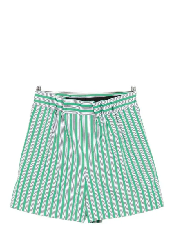 Loewe Striped Pleated Shorts - Multicolor