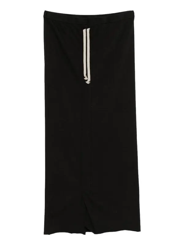 Rick Owens Jersey Drawstring Skirt - Multicolor