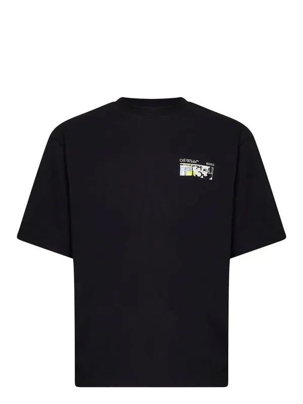 Off-White Black Jersey Industrial Arrow Skate T-shirt - Multicolor