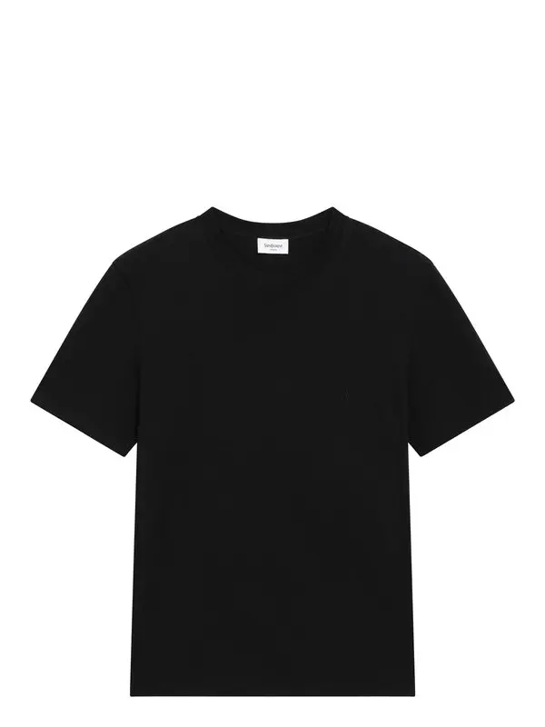 Saint Laurent Cassandre T-shirt In Cotton - Black
