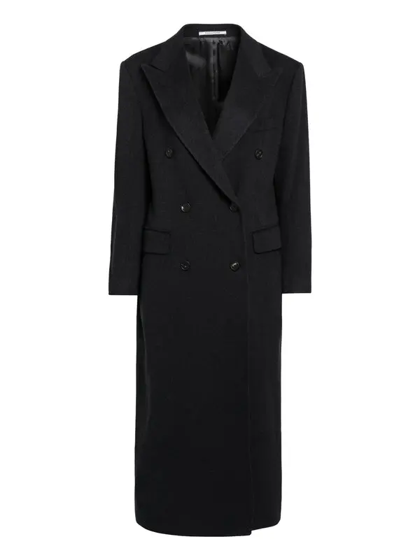 Tagliatore Double-breasted Wool Coat - Gray