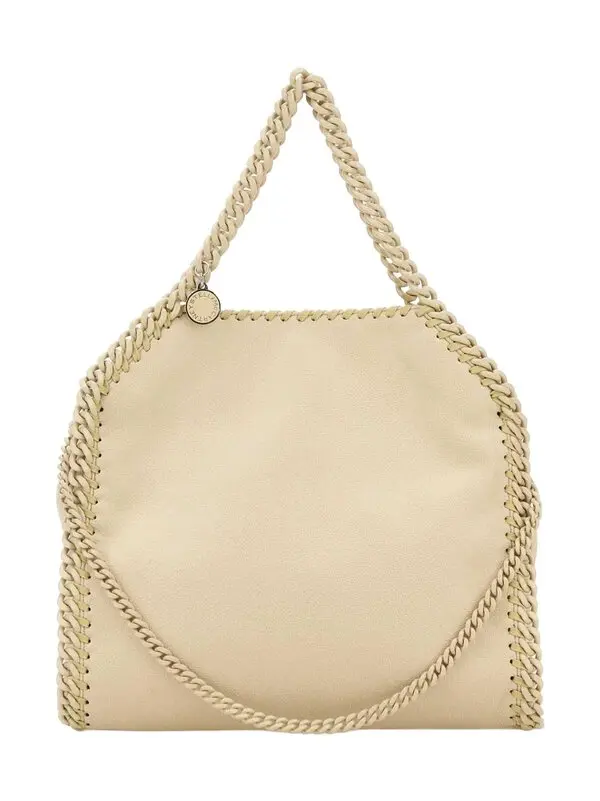 Stella McCartney Cream Shaggy Deer Mini Falabella Handbag - Yellow