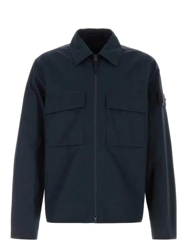 Stone Island Midnight Canvas Jacket - Blue