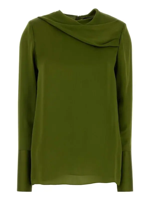 TOM FORD Satin Blouse - Green