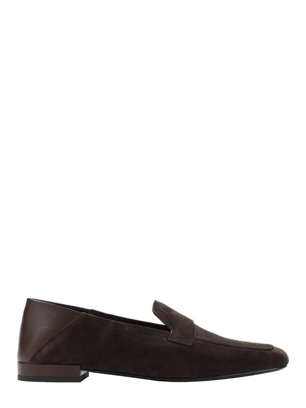 Giorgio Armani Suede Loafers - Brown