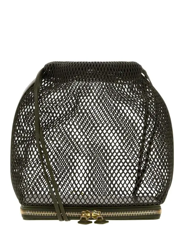 Alaïa Olive Le Pochon Bucket Bag - Green