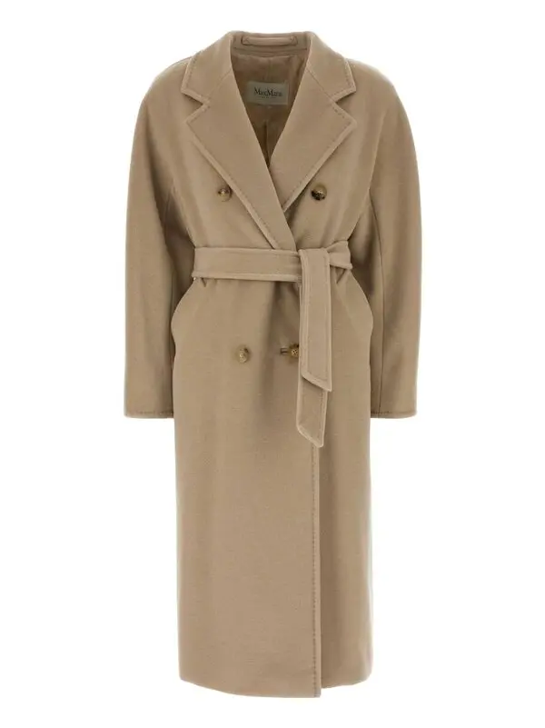 Max Mara Cappuccino Wool Blend Madame Coat - Brown