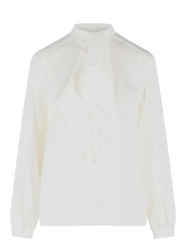 Max Mara Leccio Silk Shirt - White