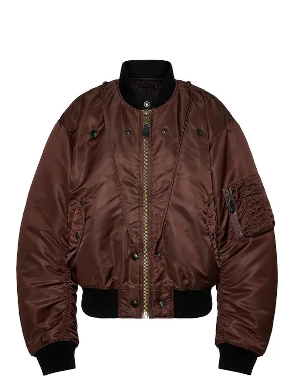 MAISON MARGIELA Reversible Bomber Jacket - Brown