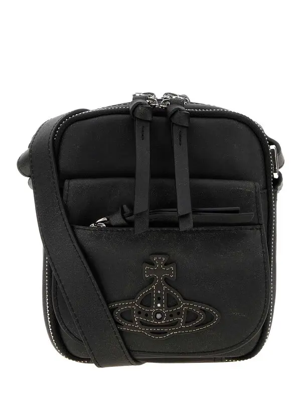VIVIENNE WESTWOOD Small Eton Crossbody Bag - Black