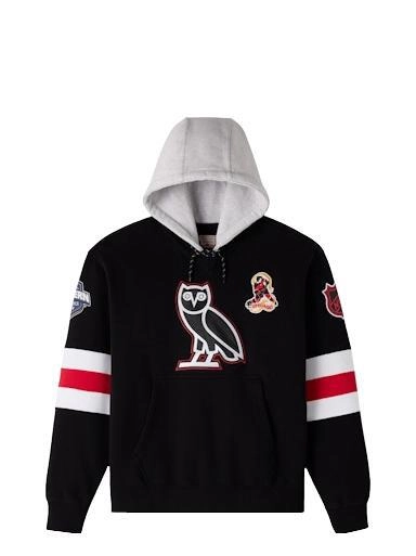 OVO X Nhl Chicago Blackhawks Hoodie - Black