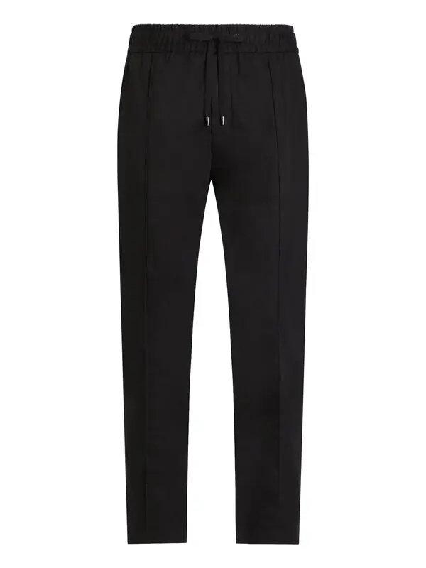 Dolce & Gabbana Cotton Gabardine Jogging Trousers - Black