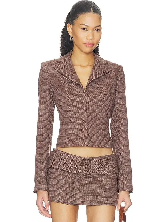 Amanda Uprichard Sutton Jacket - Toffee